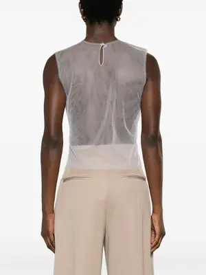 Viktor & Rolf Pleated Tulle Tank Top