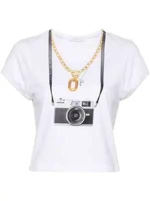 Rabanne Camera-print Cotton T-shirt