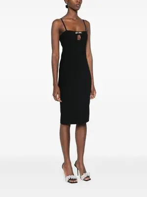 Blumarine Bow-embellished Midi Dress