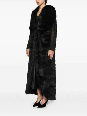 SAIID KOBEISY Faux-fur Maxi Coat