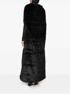 SAIID KOBEISY Faux-fur Maxi Coat