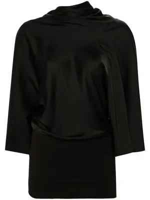 Rick Owens Cylinder Satin Blouse