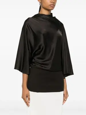 Rick Owens Cylinder Satin Blouse