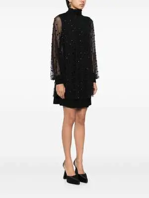 SAIID KOBEISY Bead-embellished Layered Dress