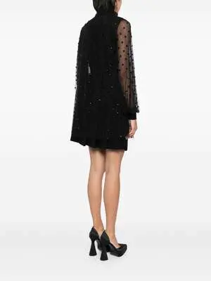 SAIID KOBEISY Bead-embellished Layered Dress