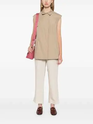 Calvin Klein Sleeveless Poplin Shirt
