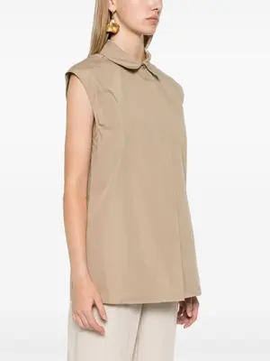 Calvin Klein Sleeveless Poplin Shirt