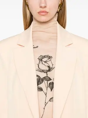 Patrizia Pepe Single-breasted Twill Coat