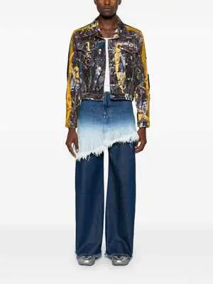 CHARLES JEFFREY Painted Denim Jacket