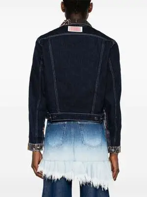 CHARLES JEFFREY Painted Denim Jacket