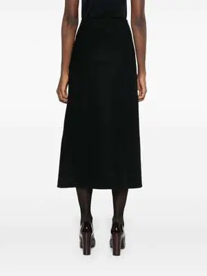 Ermanno Scervino Felted A-line Midi Skirt