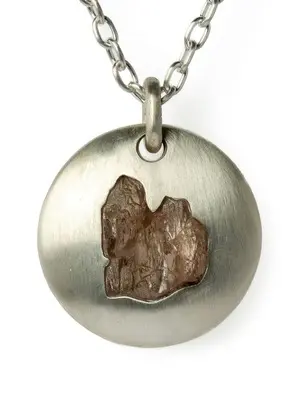 PARTS OF FOUR Disk Necklace - Silver