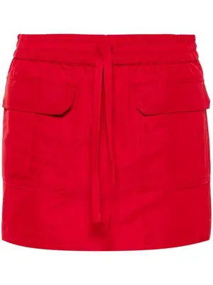 P.a.r.o.s.h Elasticated-waistband Mini Skirt