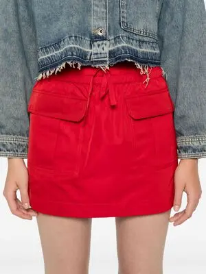 P.a.r.o.s.h Elasticated-waistband Mini Skirt