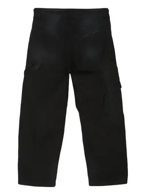 Balenciaga Cotton Cropped Cargo Trousers