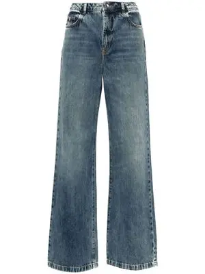 Patrizia Pepe High-rise Straight-leg Jeans