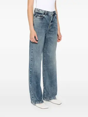 Patrizia Pepe High-rise Straight-leg Jeans