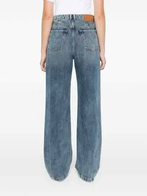 Patrizia Pepe High-rise Straight-leg Jeans