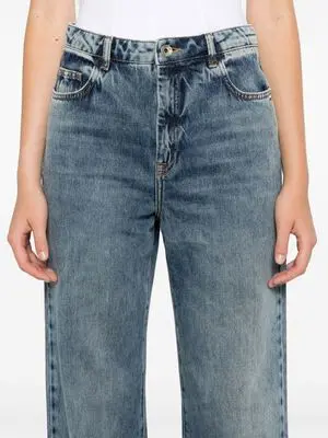 Patrizia Pepe High-rise Straight-leg Jeans