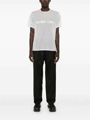 Helmut Lang Logo-print Sheer T-shirt