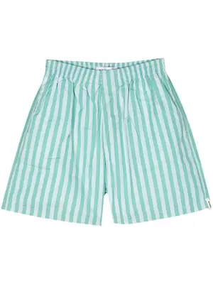 Sunnei Striped Cotton Bermuda Shorts