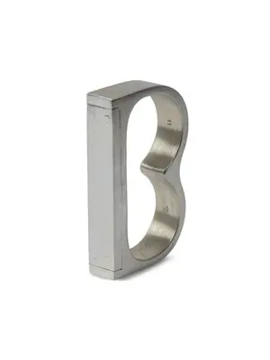 PARTS OF FOUR Plate Double Ring - Silver