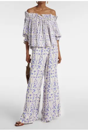 Agua Bendita Pinon Printed Palazzo Pants