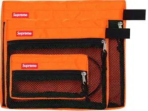 Supreme Mesh Organizer Bags - Orange