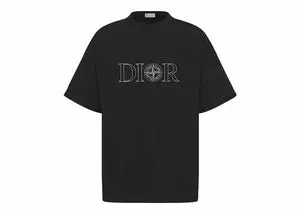 Dior X Stone Island Oversized Fit T-shirt - Black