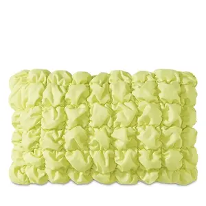 Donna Karan New York Dkny Puffer Stitch Decorative Pillow, 14 X 24 - Citron