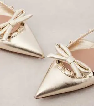 Valentino Garavani Rockstud Slingback Flats