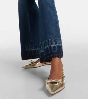 Valentino Garavani Rockstud Slingback Flats