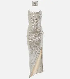 Maticevski Exhilarate Sequined Gown
