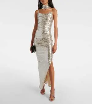 Maticevski Exhilarate Sequined Gown
