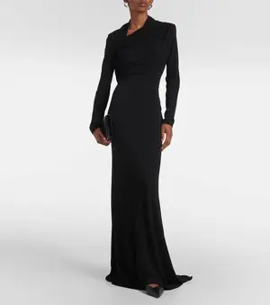 FFORME Joy Pleated Jersey Maxi Dress