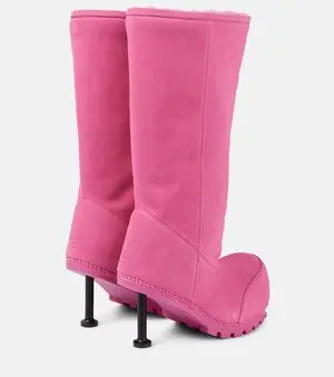 Balenciaga Alaska Suede Knee-high Boots