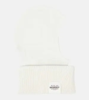 Ruslan Baginskiy Wool-blend Ski Mask - White