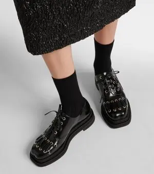 Simone Rocha Leather Platform Brogues