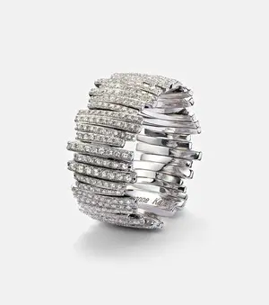 SUZANNE KALAN 18kt White Gold Diamond Ring - Silver