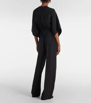FFORME Maud Silk Pants - Black