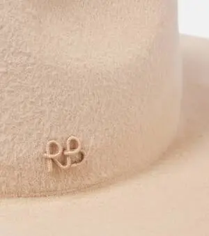 Ruslan Baginskiy Embellished Shearling Fedora