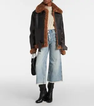 Stella McCartney High-rise Cropped Flare Jeans