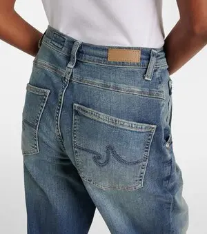 Ag High-rise Barrel-leg Jeans