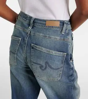 Ag High-rise Barrel-leg Jeans