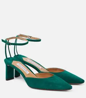 AQUAZZURA Blade 65 Suede Pumps