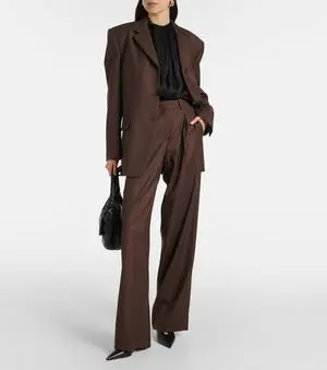 Magda Butrym Wool Wide-leg Pants
