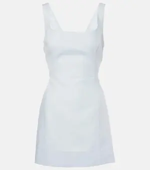 SIR. Iris Tie Mini Dress - Blue