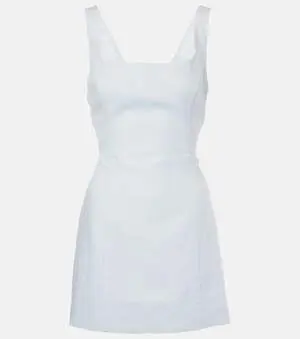 SIR. Iris Tie Mini Dress - Blue