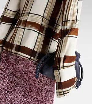 Dries Van Noten Checked Viscose Blouse