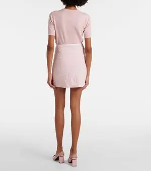 Versace Barocco Terry Miniskirt